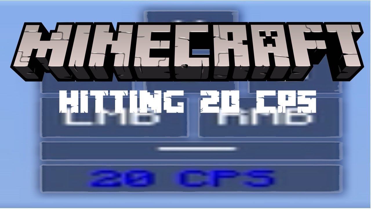 Butterfly Clicking 20 CPS on Minecraft - YouTube