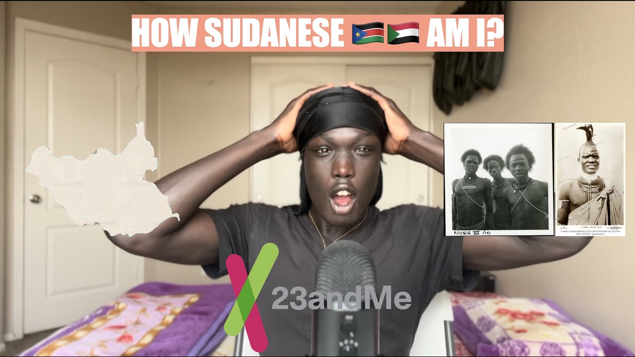SOUTH SUDANESE DINKA 23 AND ME DNA TEST - YouTube