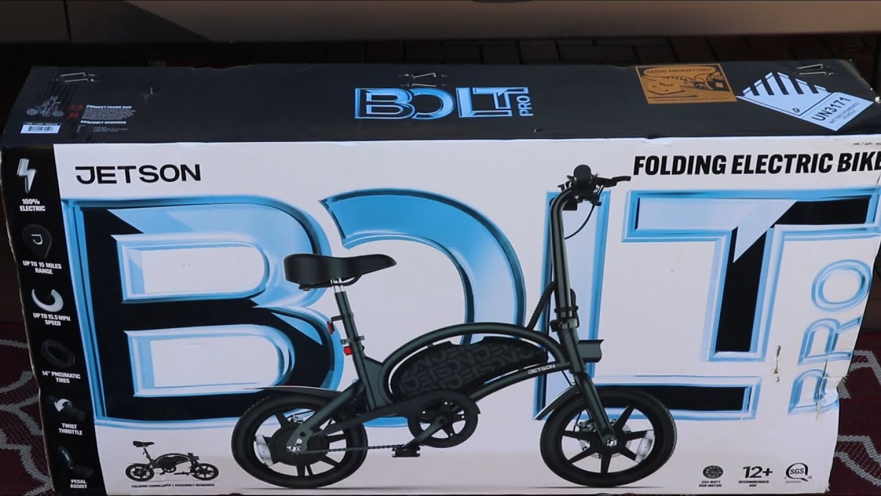 JETSON BOLT PRO EBIKE UNBOXING, ASSEMBLY, AND DEMO RIDE - YouTube