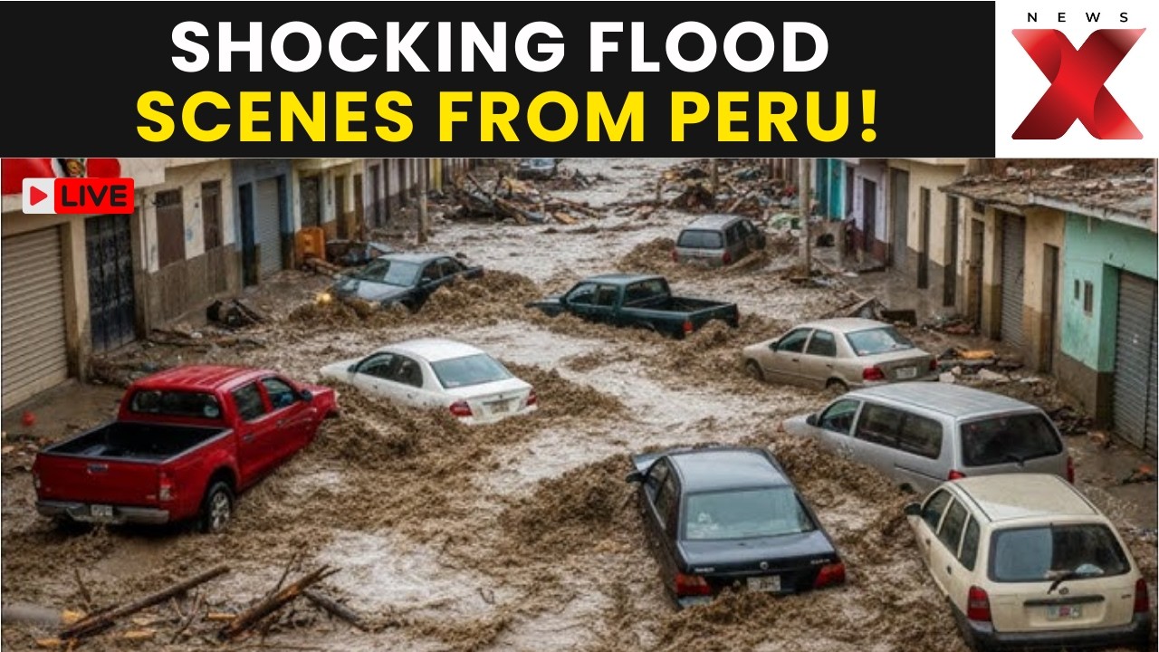 Peru Floods LIVE | Streets Turn Into Rivers After Torrential Rains in ...