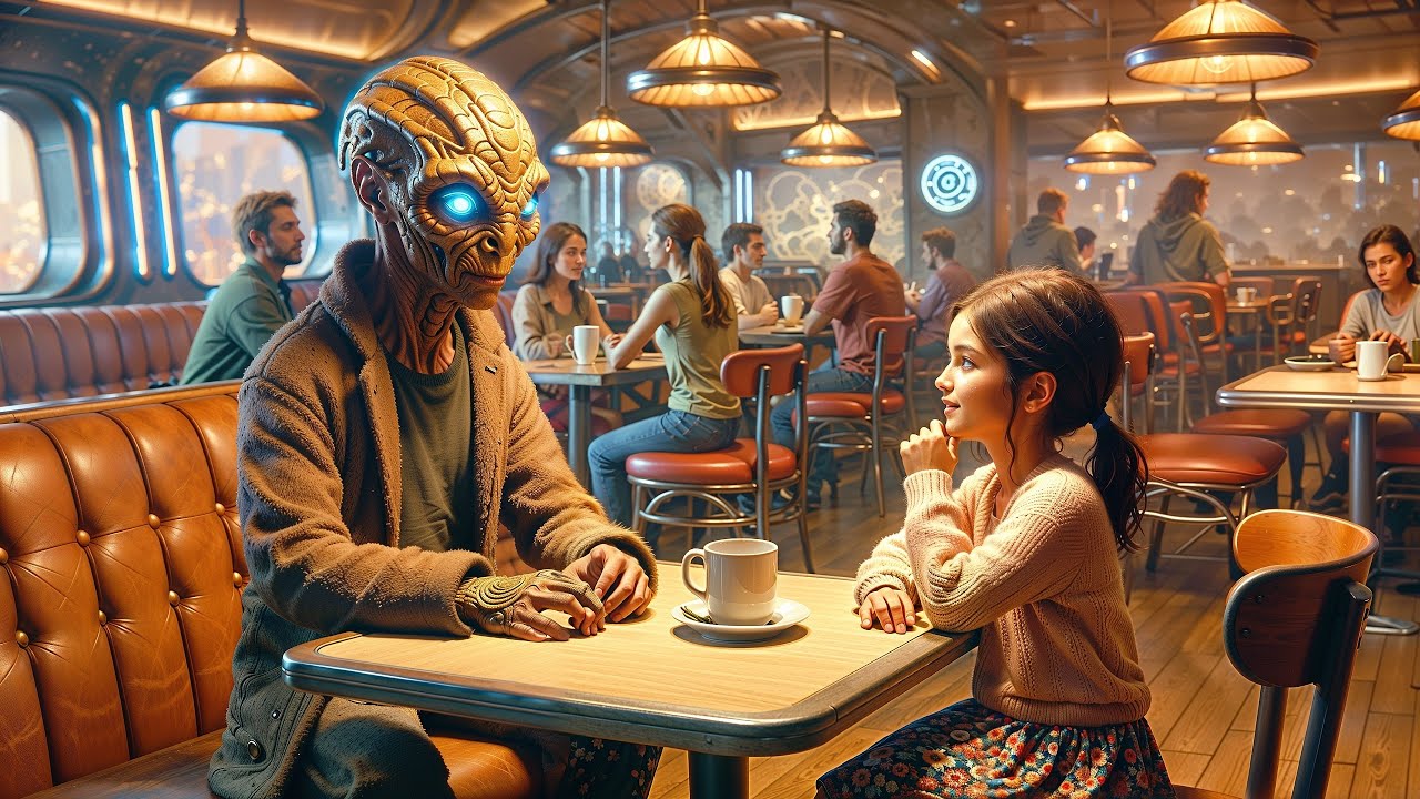 Young Human Girl Befriends Lonely Alien at a Café |Sci-Fi | HFY Story ...