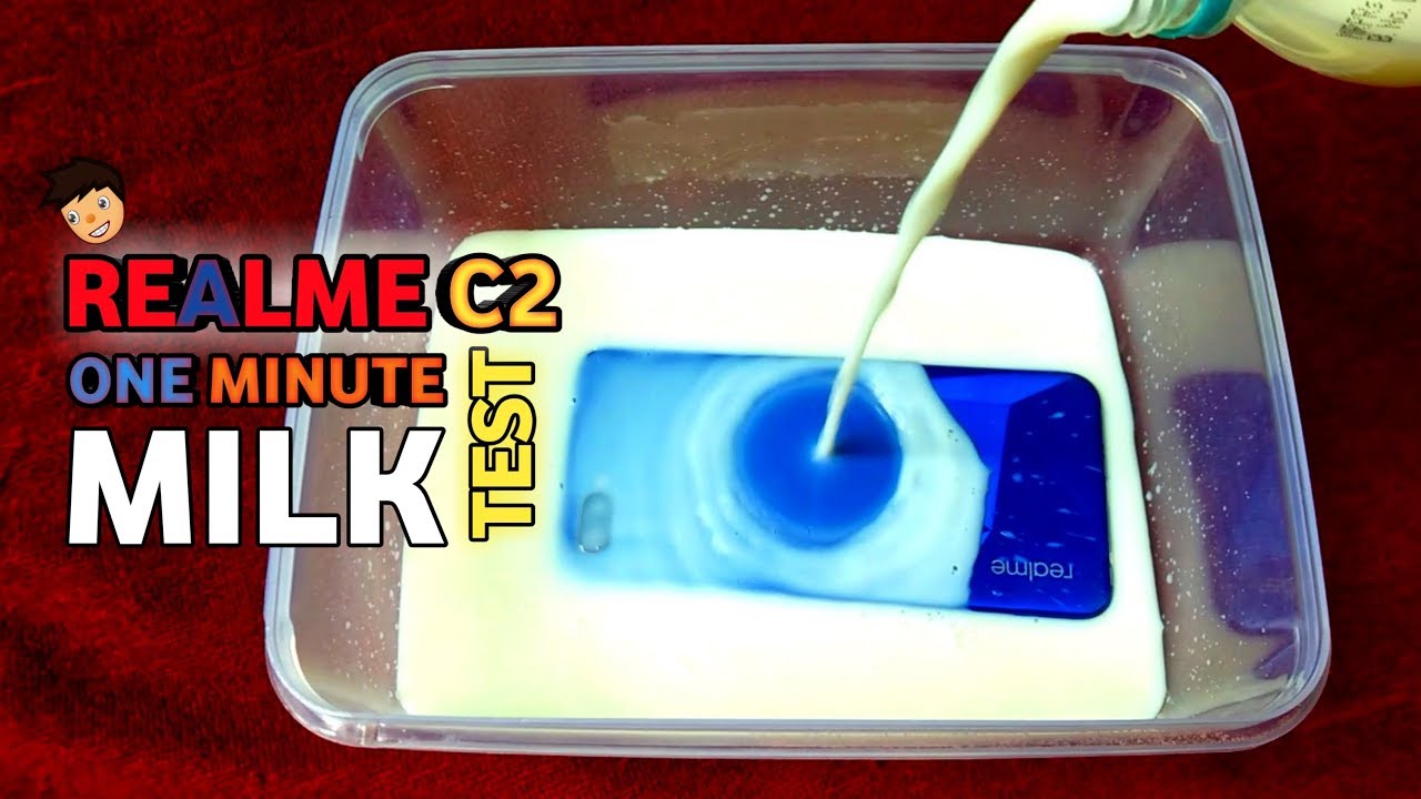 REALME C2 MILK TEST | REALME C2 ONE MINUTE MILK TEST | CorBetT_YT - YouTube