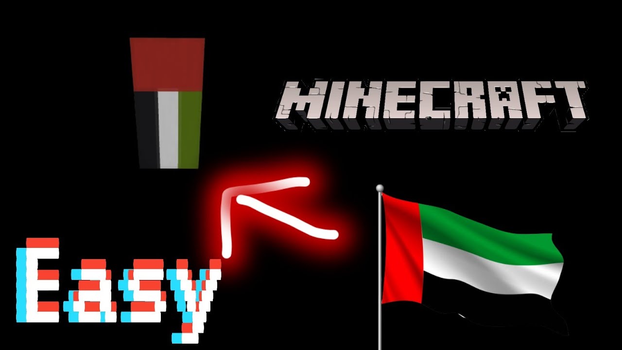 Minecraft UAE banner tutorial 🇦🇪 (comment for next) - YouTube