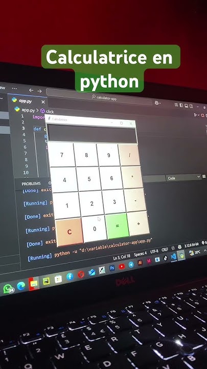 Calculatrice en python #python #programing #coding #developpeur #softwareengineer #tech # ...