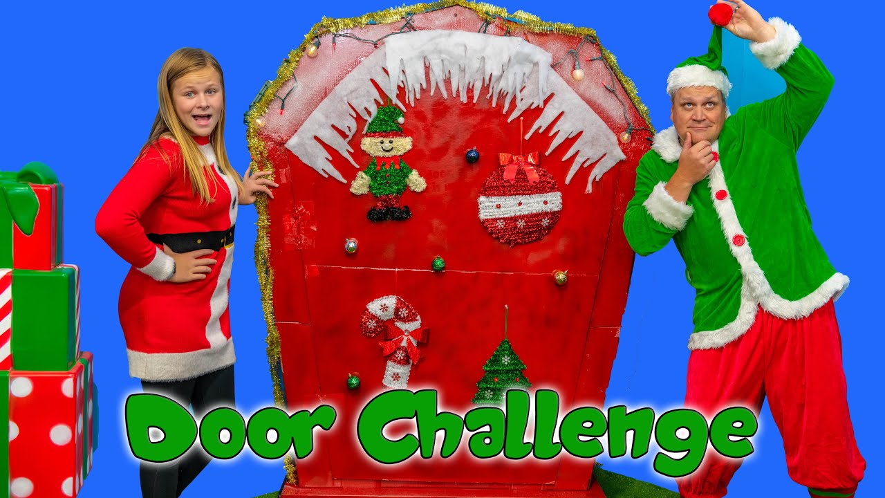 Assistant Solves Problems To Reveal Mystery Holiday Doors Youtube