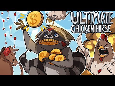 DON'T SHOW PETA THIS VIDEO! | Ultimate Chicken Horse (w/ H2O Delirious, Ohm, & Squirrel)