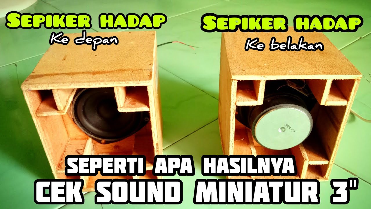 EXPERIMEN CEK SOUND SEPIKER 3"DI BOX PLANAR Seperti APA HASILNYA💥💥💥💥💥 ...