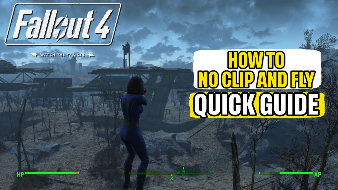 How to Toggle No Clip and Fly in Fallout 4 Quick Guide - YouTube