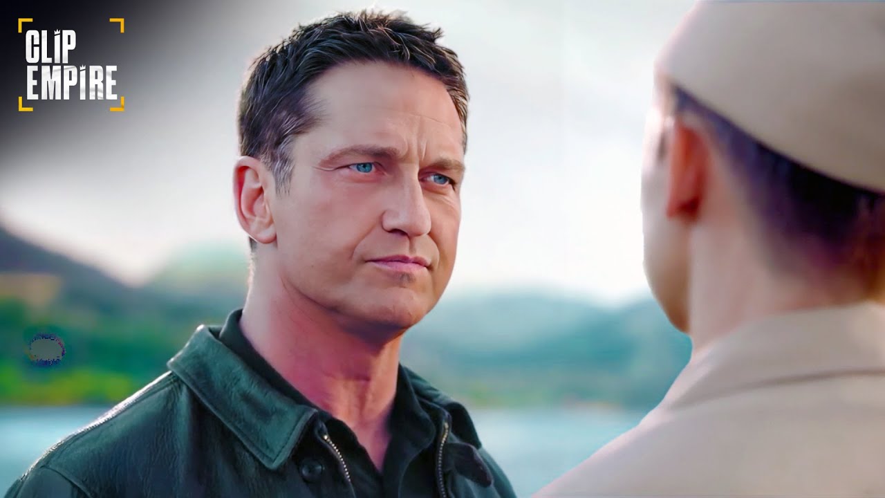 Captain Glass Prepares His Crew for Battle (Gerard Butler) | Hunter ...