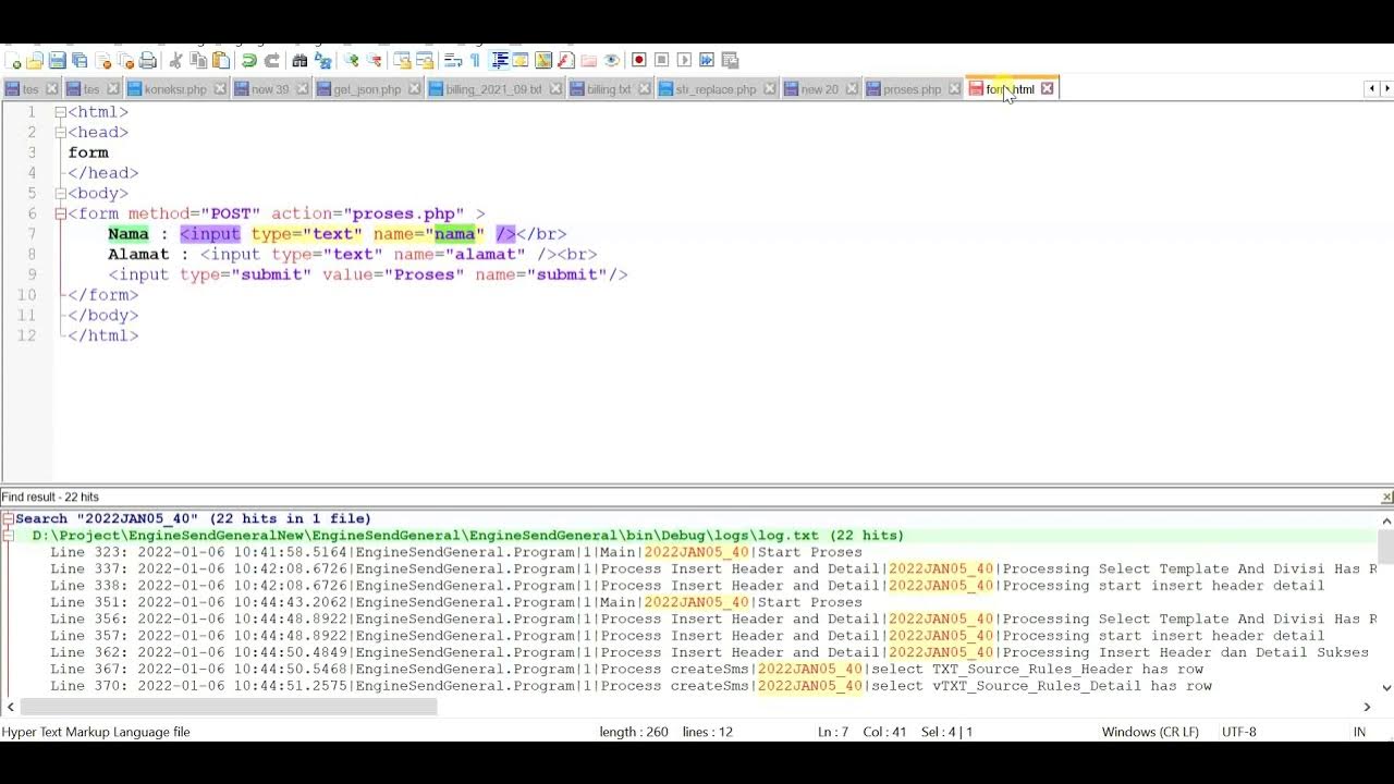 Perbedaan Method POST dan GET pada sebuah Form HTML - YouTube