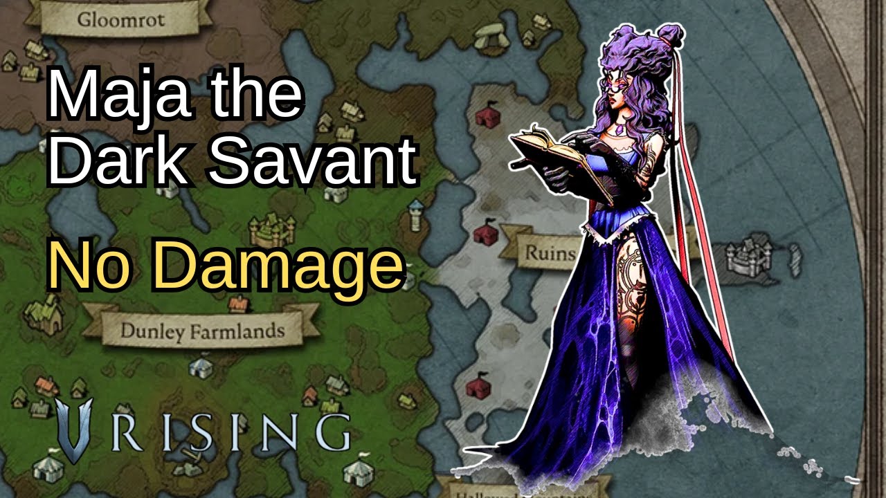 V Rising | Maja the Dark Savant - No damage - YouTube