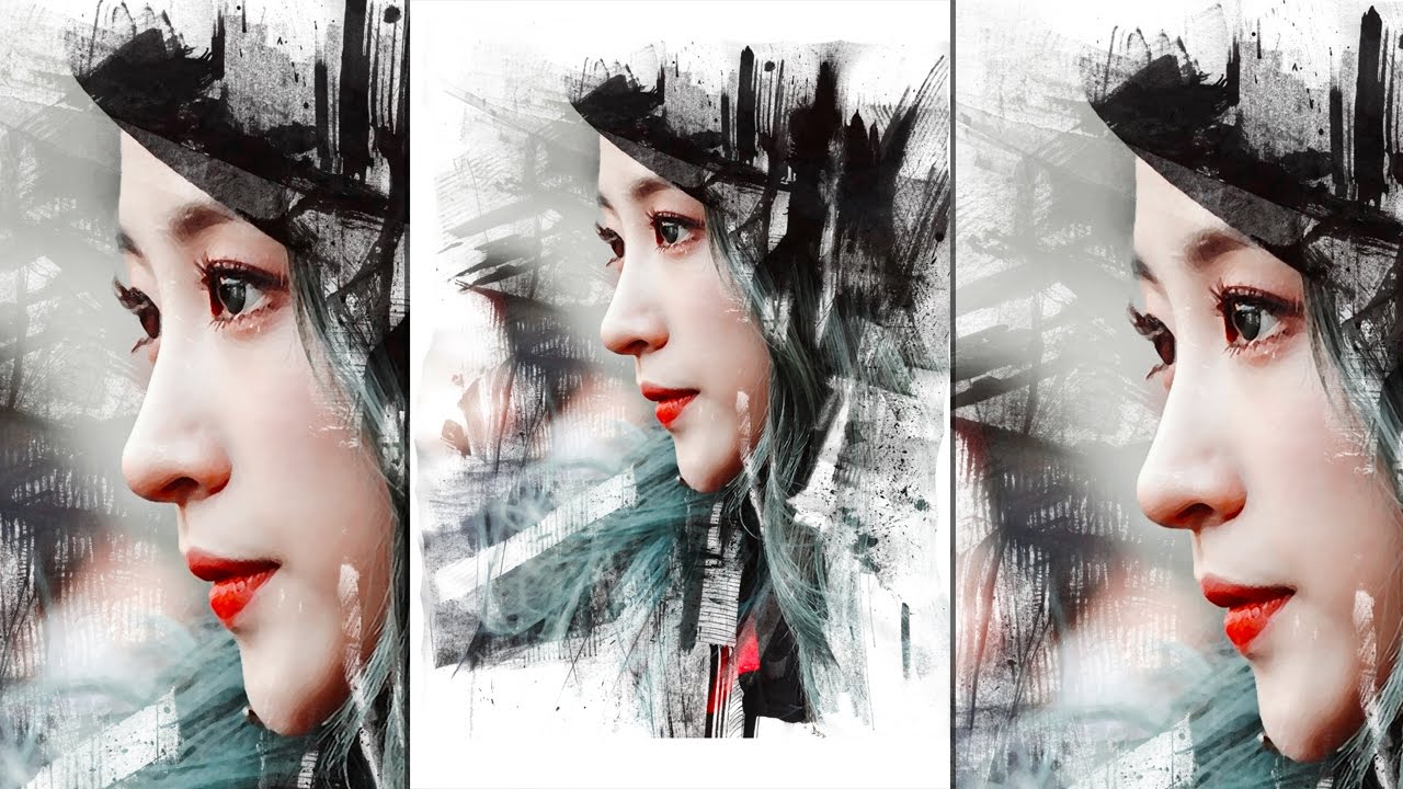 Ink Portrait - Photoshop Tutorial - YouTube
