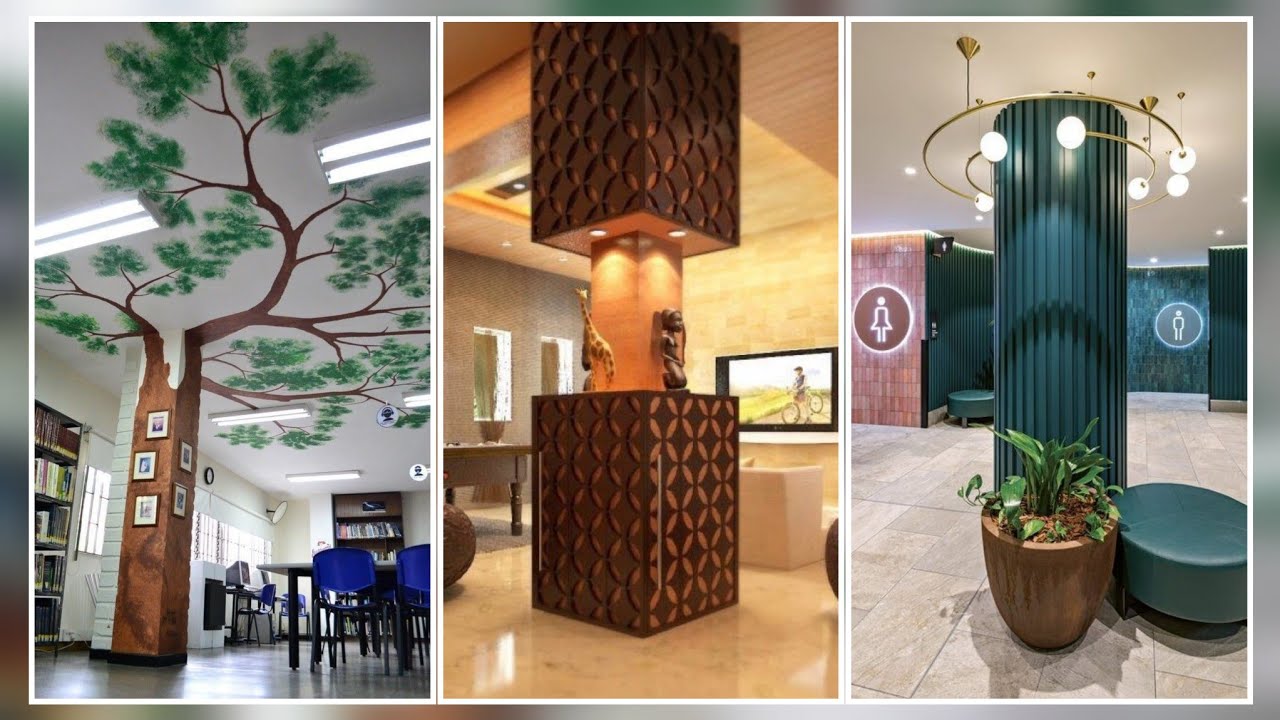 Elegant, Beautiful and Aesthetic Pillar Interior Design l House Pillar ...