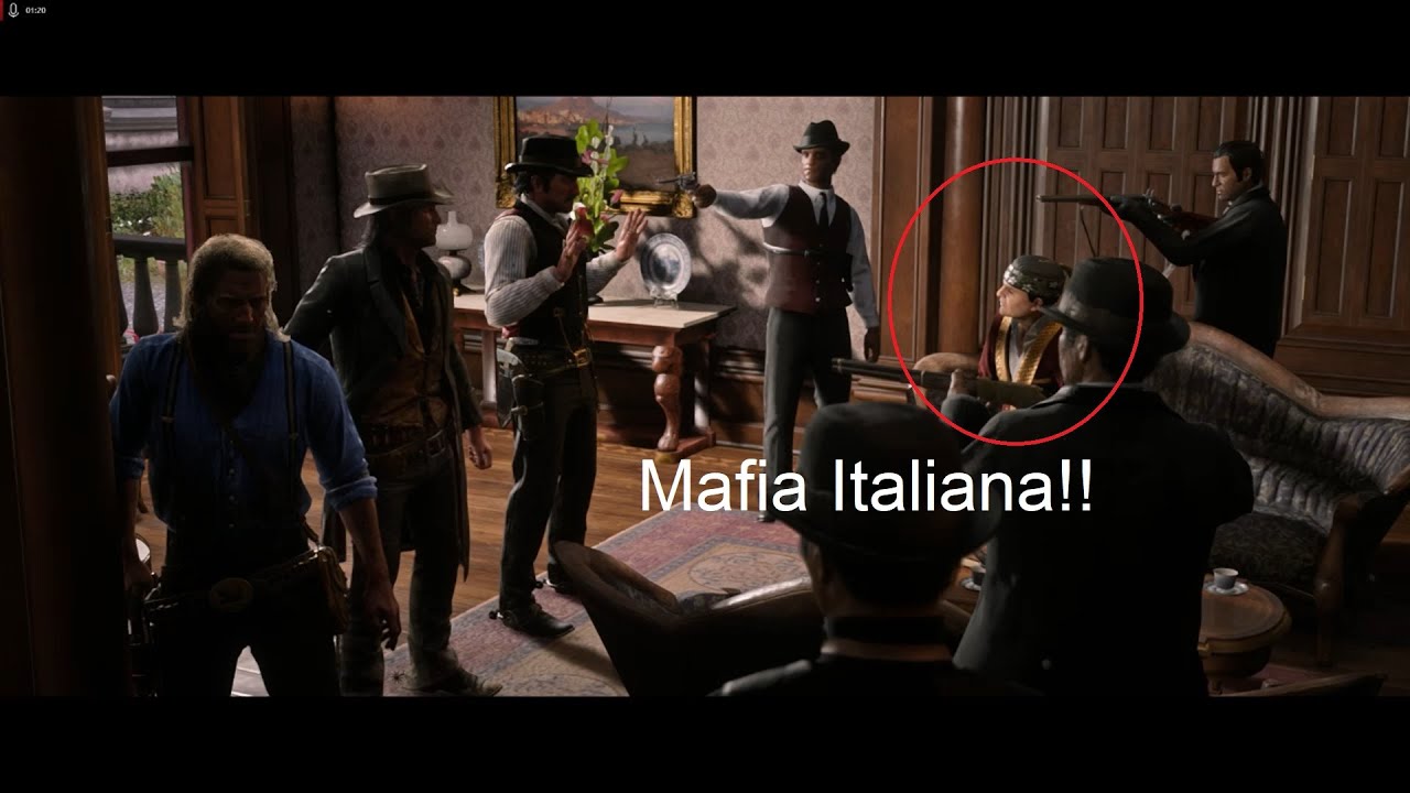 CONOCIENDO A LA MAFIA ITALIANA!!! Seremos Aliados?? RED DEAD REDEMPTION ...