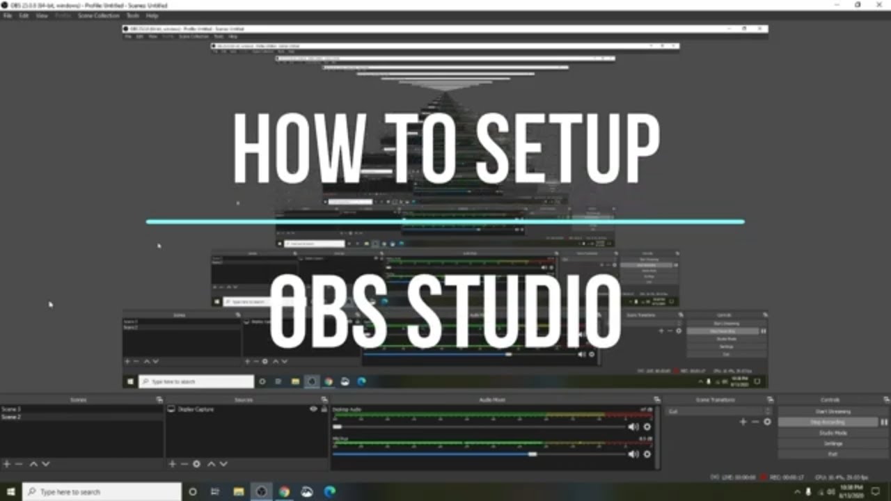 obs reaction video tutorial - start recording in obs very simple! - YouTube