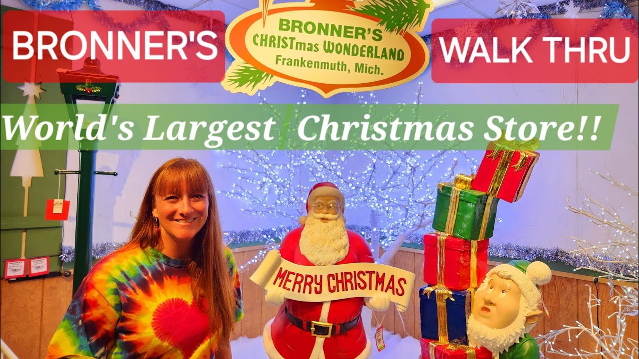 WORLD'S LARGEST CHRISTMAS STORE: BRONNER'S CHRISTMAS WONDERLAND!! - YouTube