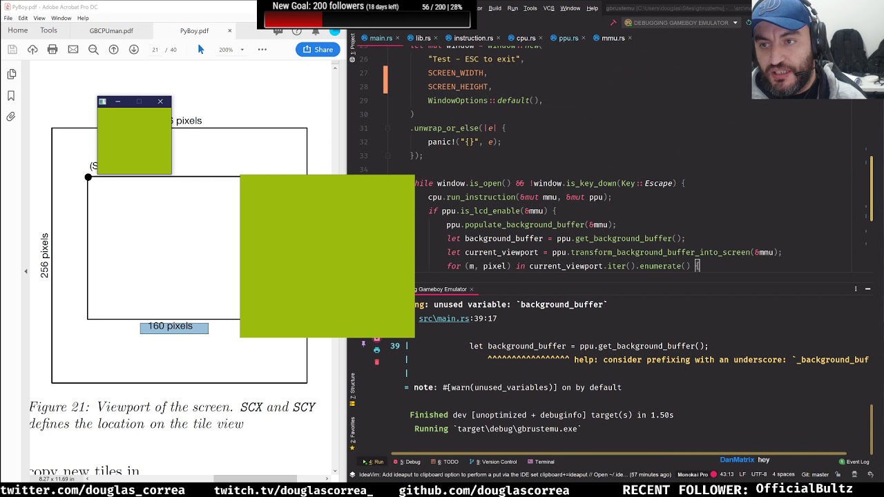 Building A Gameboy Emulator With Rust Programming EP 16 Trying To building-a-gameboy-emulator-with-rust-programming-ep-16-trying-to