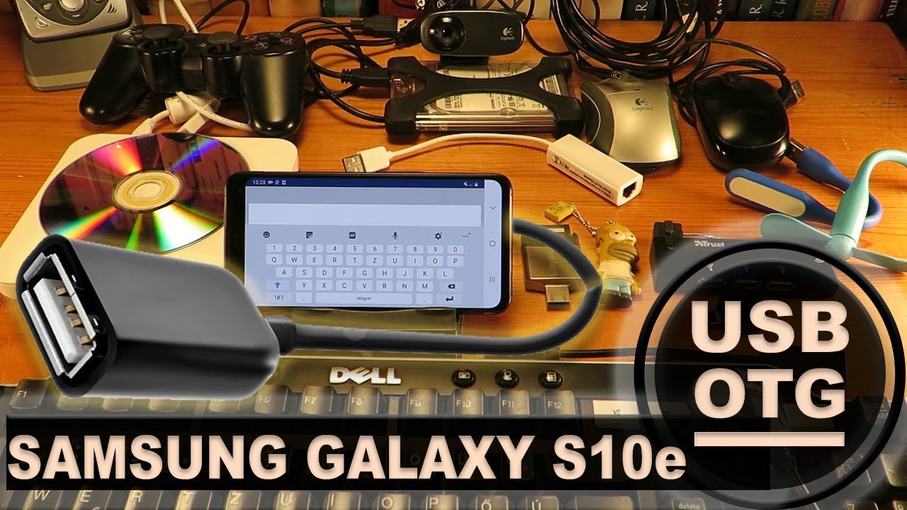 How to Use USB OTG Adapter on Samsung Galaxy S10e - YouTube