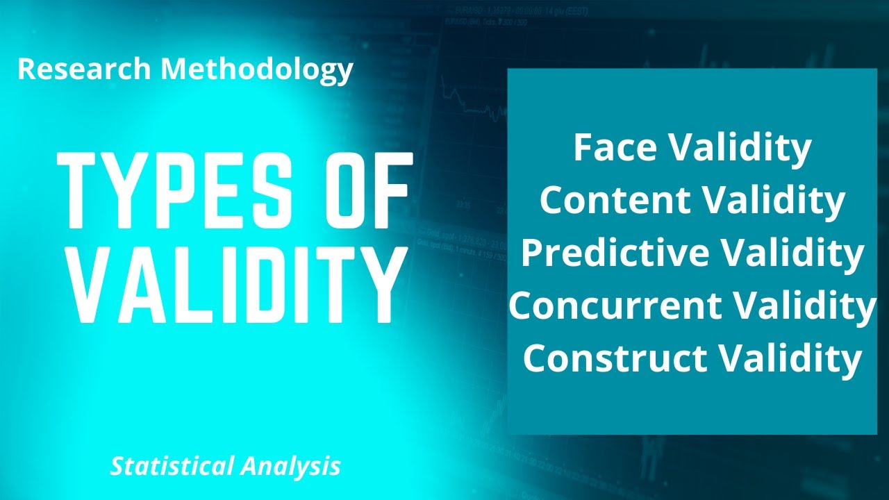 Types of Validity | Research Methodology | by Statistical Analysis ...