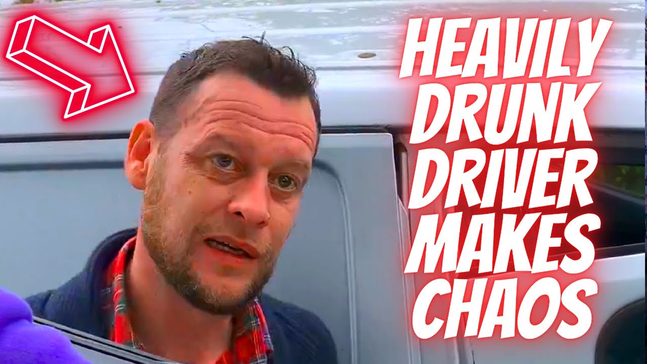 HEAVILY DRUNK DRIVER MAKES CHAOS -- Bad drivers & Driving fails -learn ...
