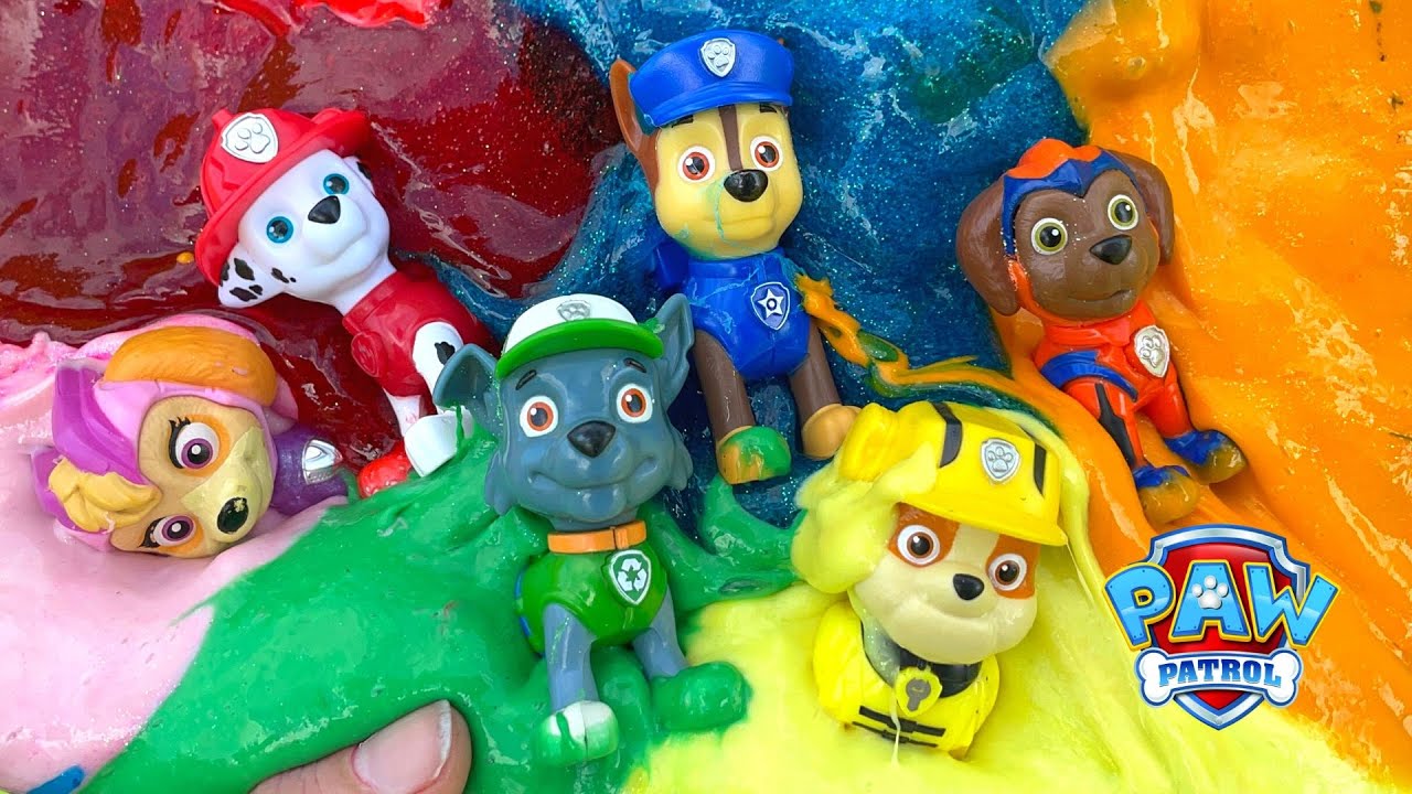 Night Ninja Trapped the Paw Patrol in Slime! Can You Save Them? - YouTube