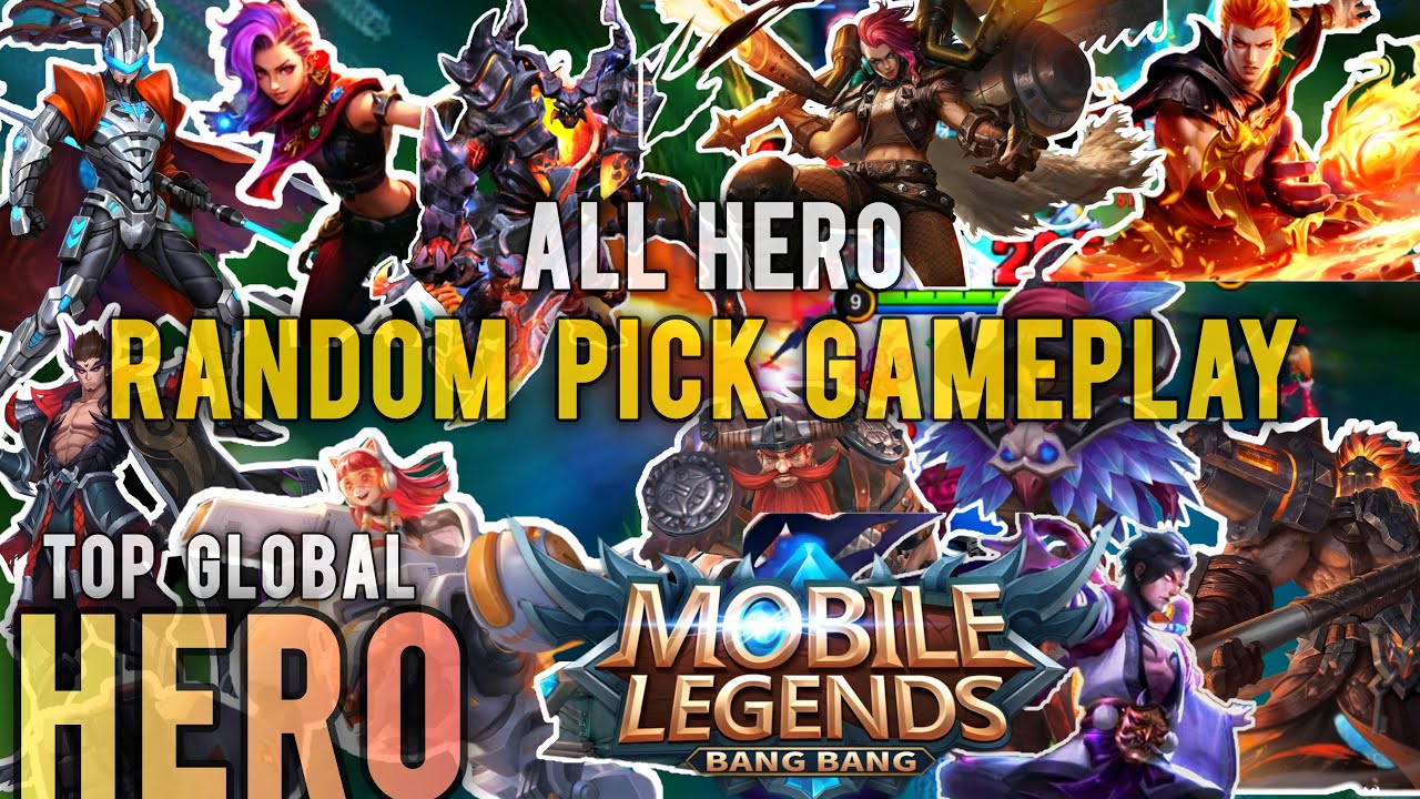 Aandhu Hub is live Random Hero Pic | Top Global Build gameplay | Mobile ...