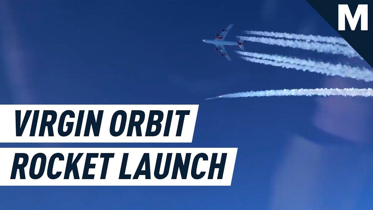 Virgin Orbit Air-Launch Rocket from Soaring 747 | Mashable - YouTube