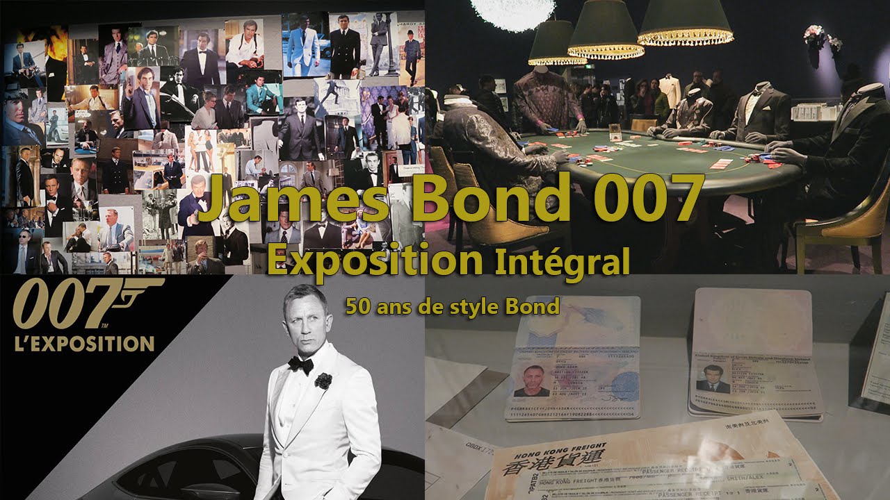 James Bond 007 Exposition Paris Visite Intégral - 50 ans de style Bond ...