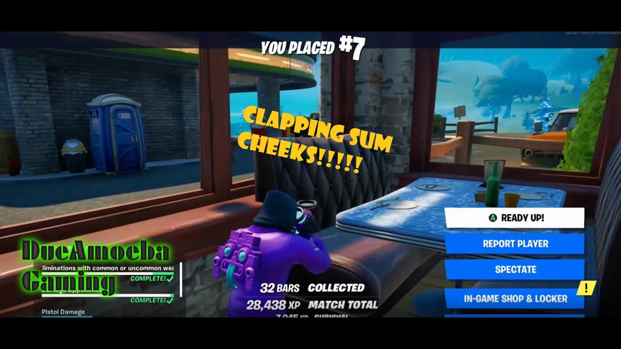 Clapping Sum Cheeks in Fortnite!!!! (0-2) - YouTube