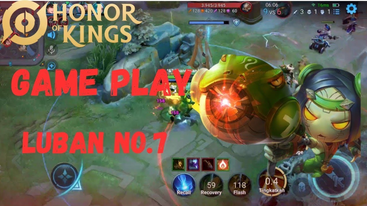 HOK | GAME PLAY LUBAN NO.7 | ENEMY SURRENDER - YouTube