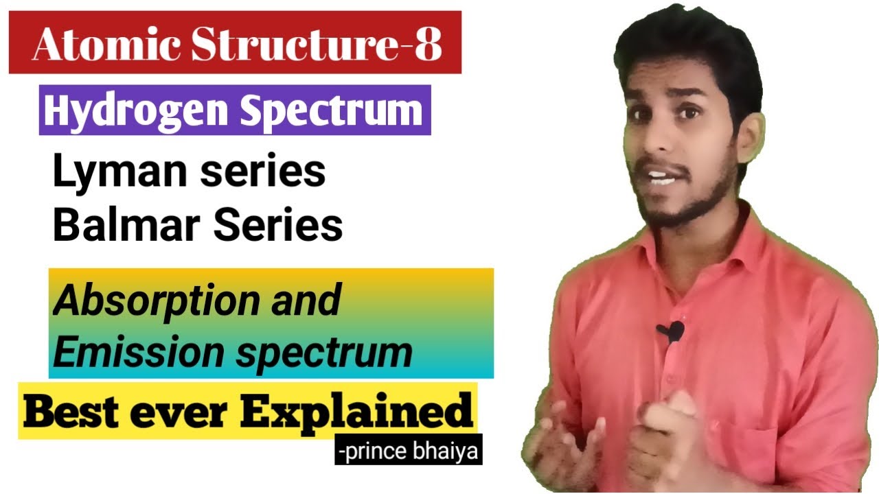 HYDROGEN spectrum| Lyman series Balmar series| #atomicstructure ...