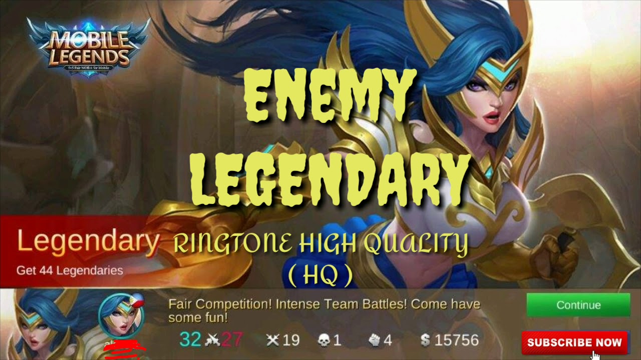 RINGTONE MOBILE LEGENDS - ENEMY LEGENDARY ( HQ ) - YouTube