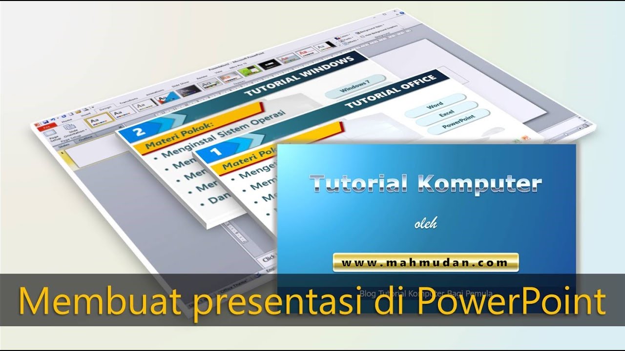 Tutorial Membuat Presentasi PowerPoint untuk Pemula - YouTube