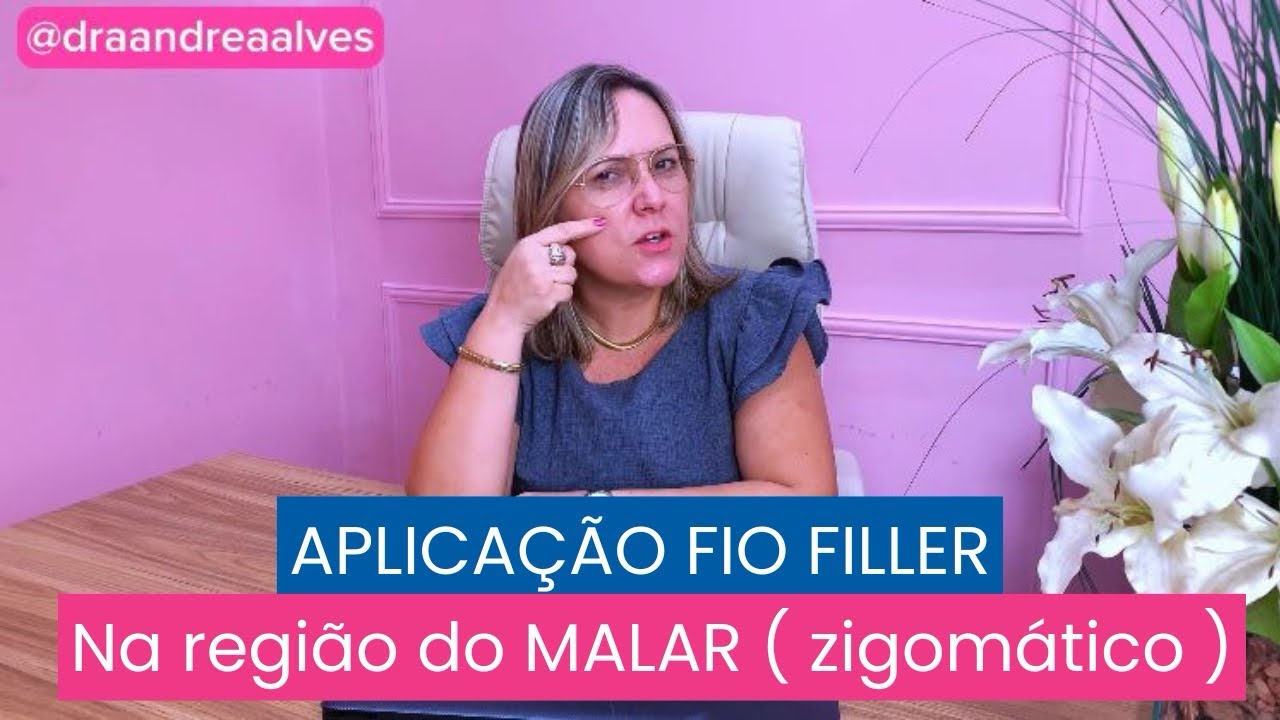 Aplicação do fio filler no malar ( zigomático ) - YouTube