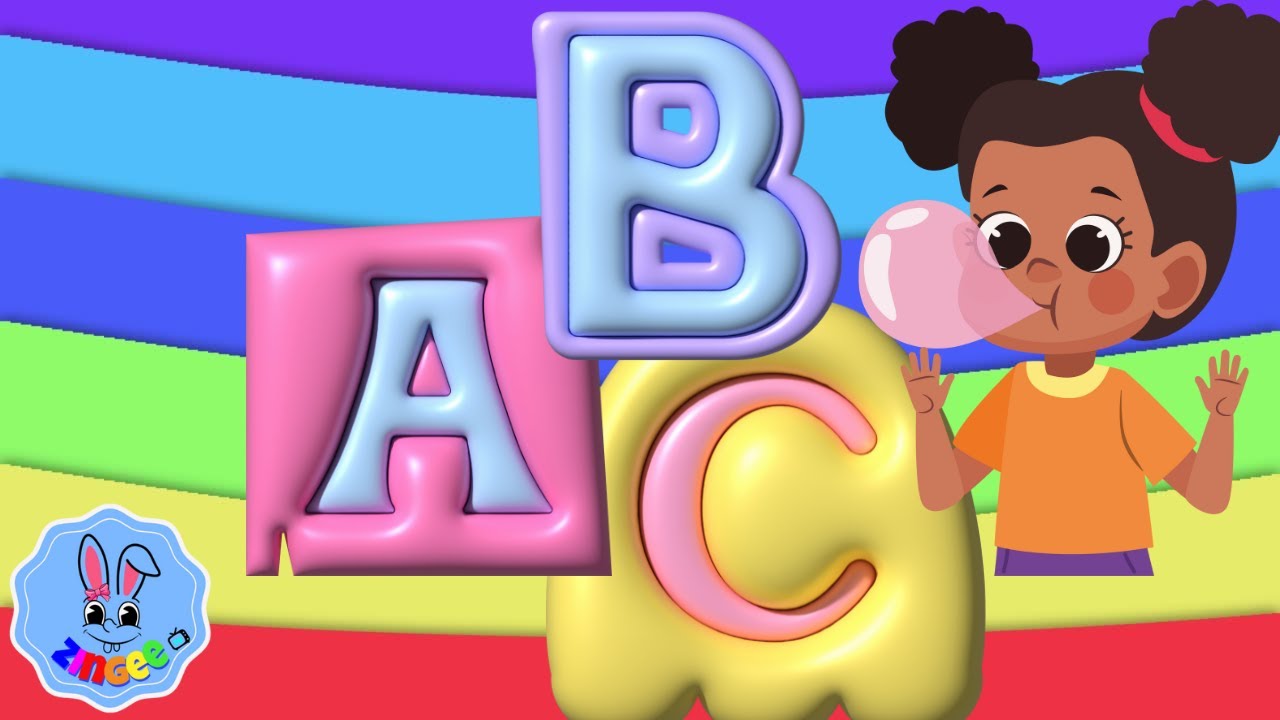 ABC Song with Bubblegum Fun & More | Alphabet Learning for Kids ...