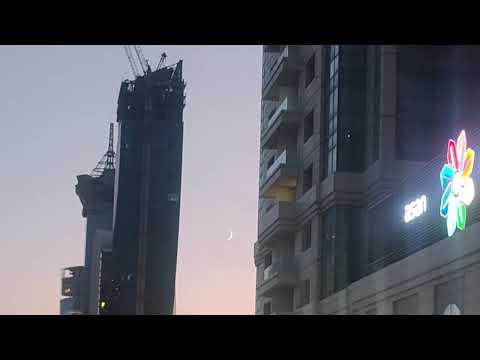 Baku Azerbaijan///  Gozel ay menzerli Baki