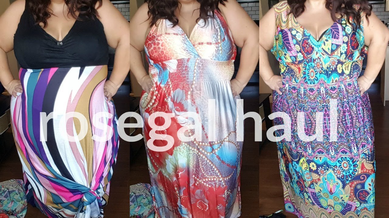 PLUS SIZE | ROSEGAL TRY ON HAUL - YouTube