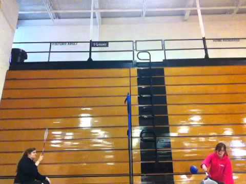 Bat mitting sitting down - YouTube