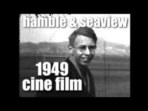 📽 hamble & seaview (unverified) - 1949 - 9.5mm cine film - YouTube