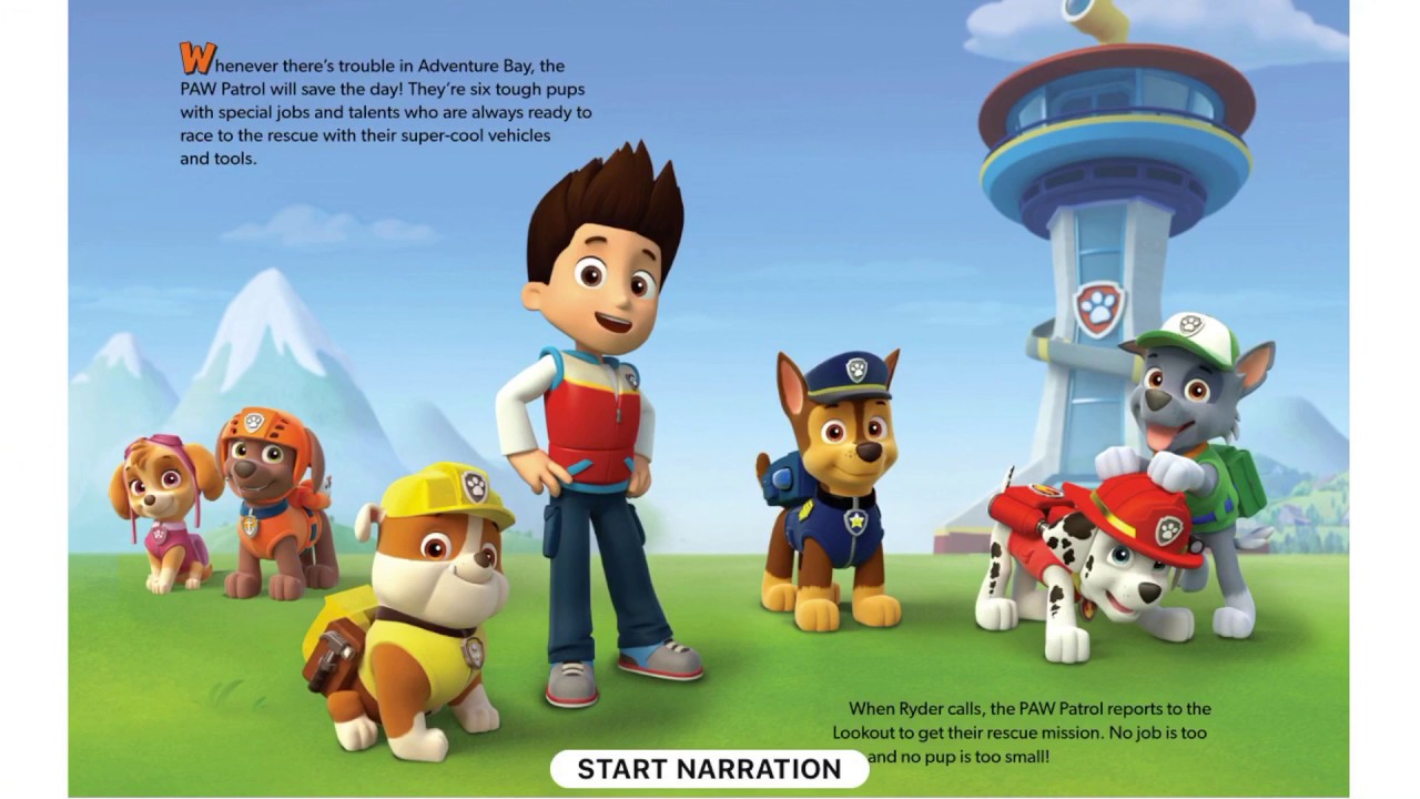 The Big Book of PAW 🐾 Patrol Kids Book Read Along - YouTube