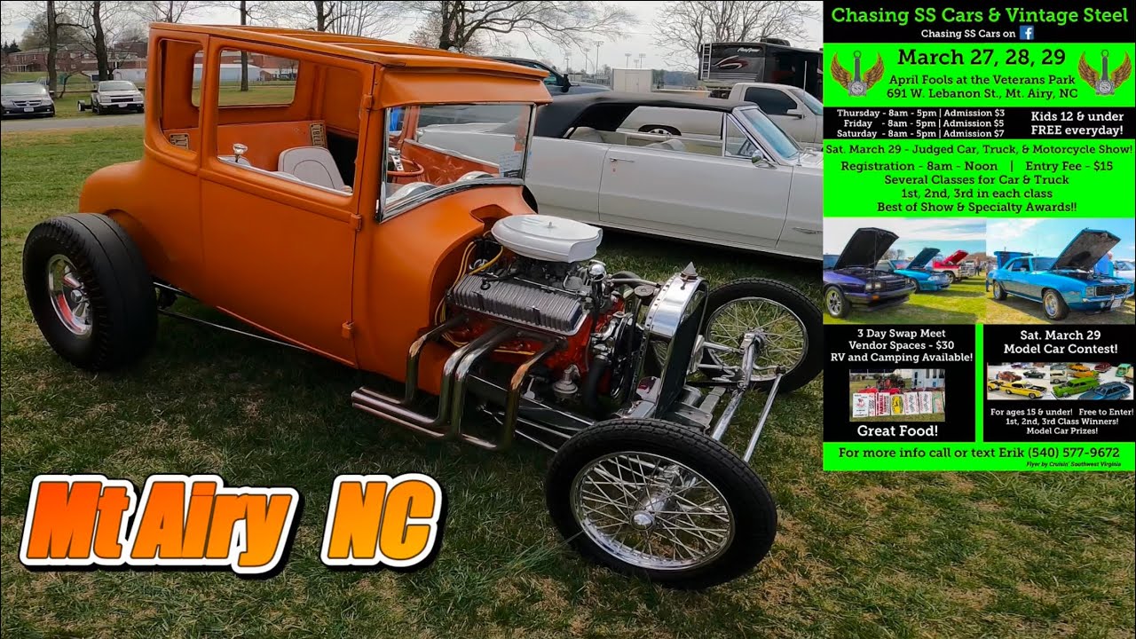 Chasing SS Cars & Vintage Steel Mt Airy NC - YouTube