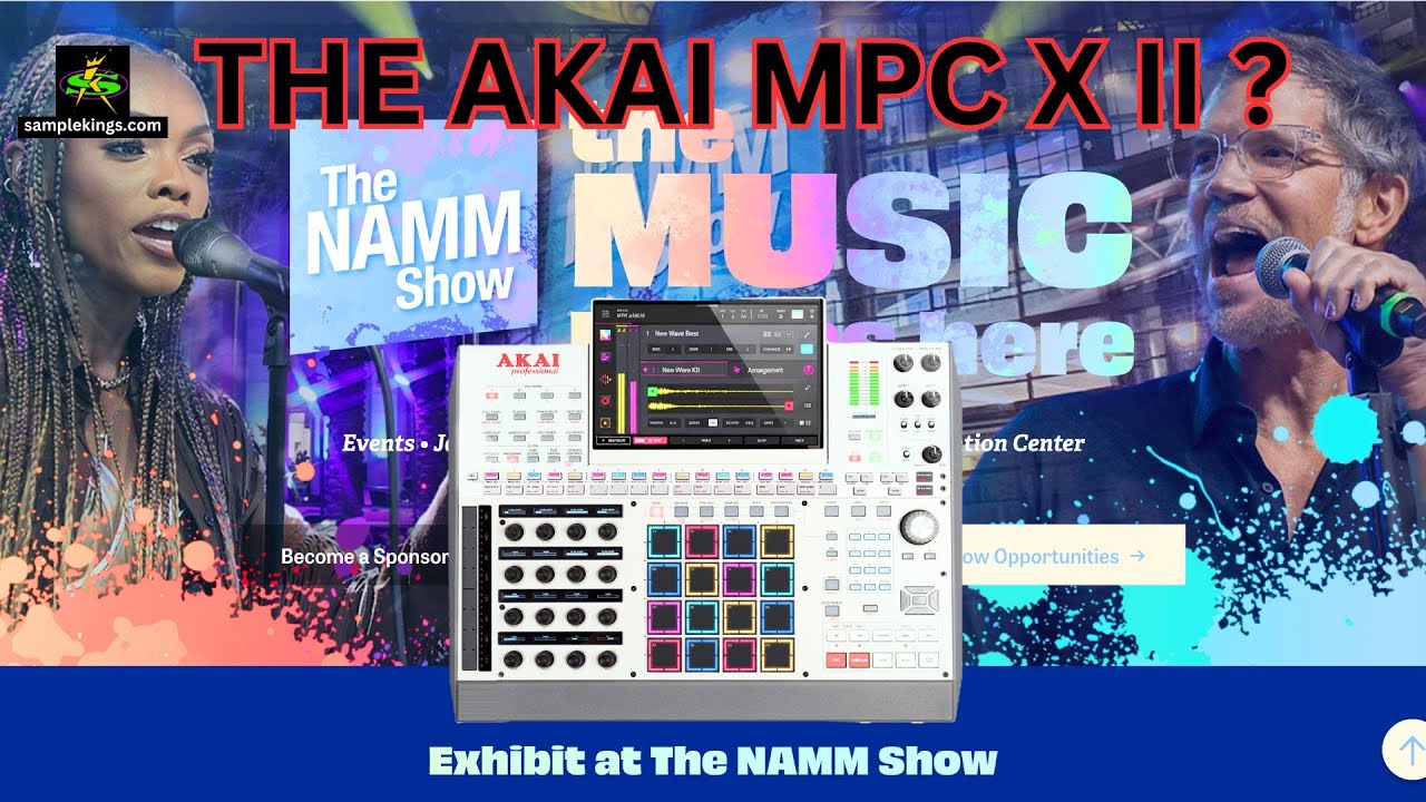 THE AKAI MPC X 2 @NAMM 2026/AKAI HAS A ROOM AT NAMM - YouTube