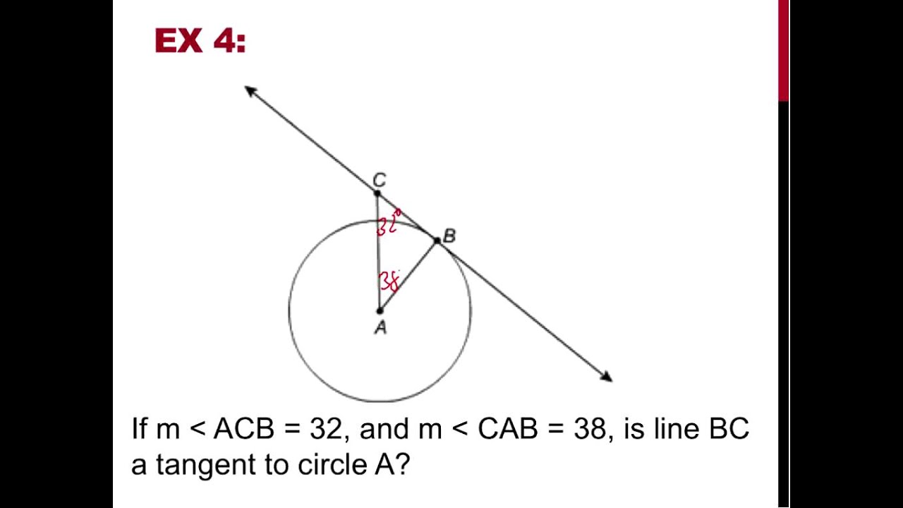 Week 14 (Geo): Tangent lines, inscribed angles & arcs - YouTube