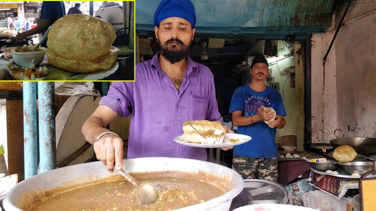 SETHI BROTHERS BHATURE CHOLE\PURI CHOLE IN MUMBAI | INDIAN STREET FOOD ...