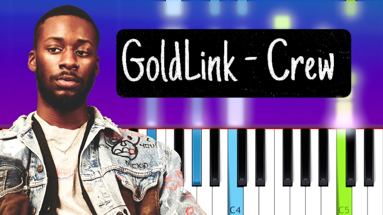 GoldLink - Crew (Piano Tutorial) - YouTube