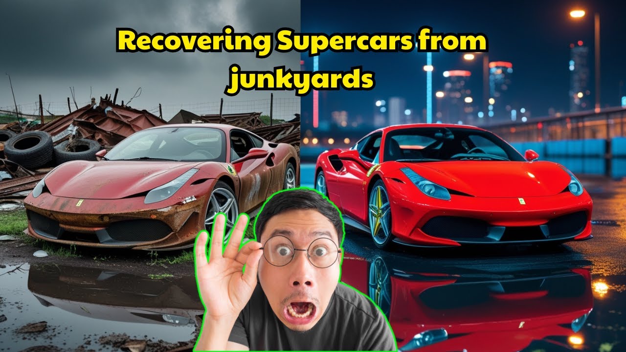 Restoring old supercars from scrap yards - Car Spa - Old car ...