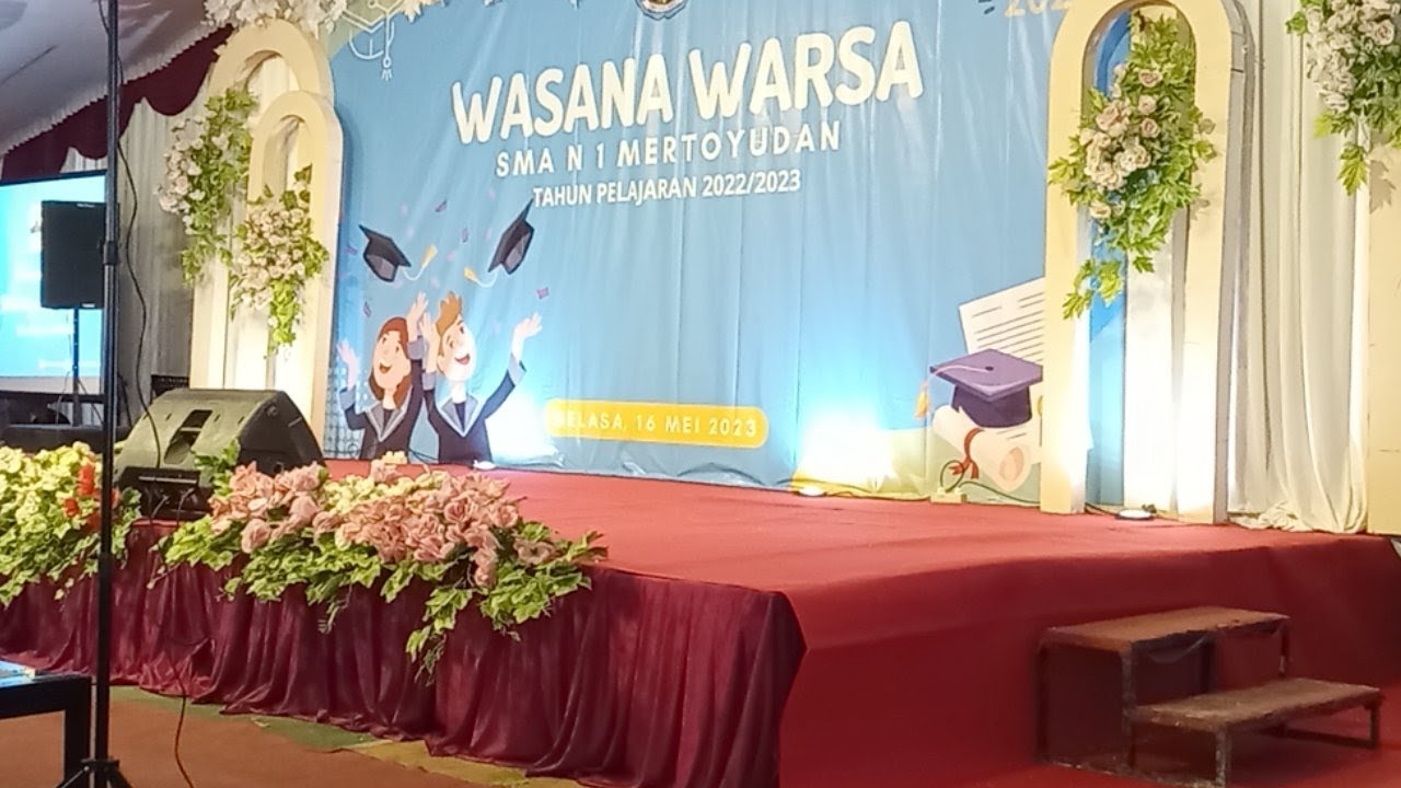 ACARA DI MULAI WASANA WARSA SMA NEGERI I MERTOYUDAN - YouTube