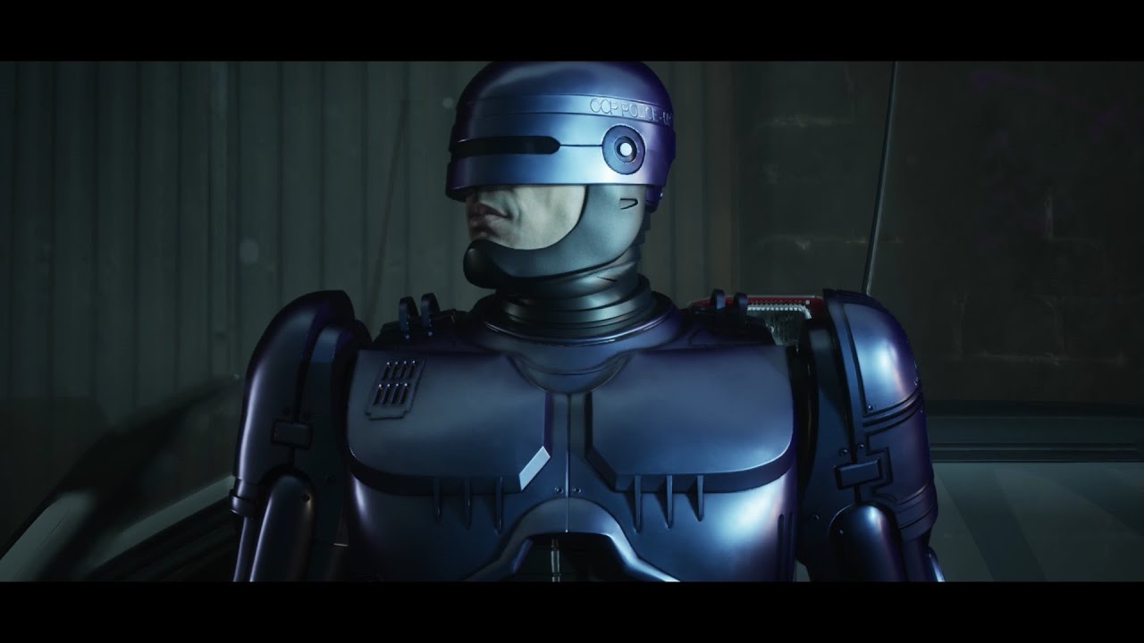 RoboCop Rogue City Alex Murphy Blue Skin & Black Pistol - YouTube