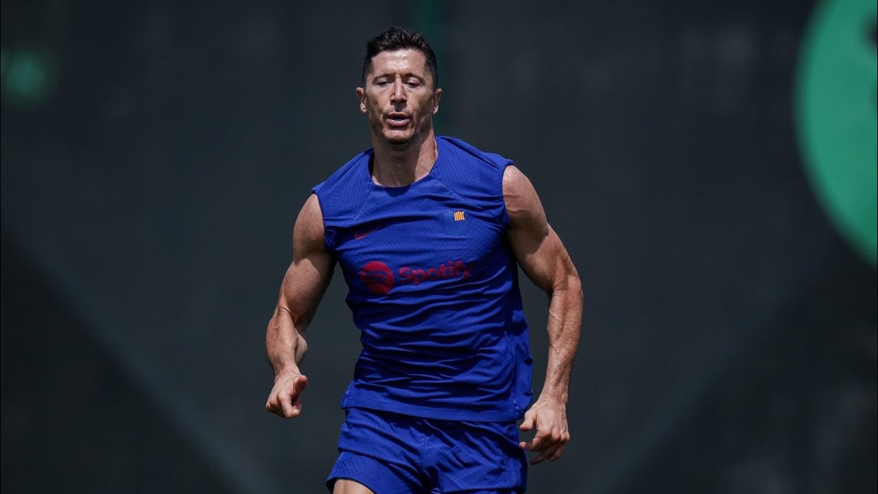 Fc Barcelona training today - YouTube
