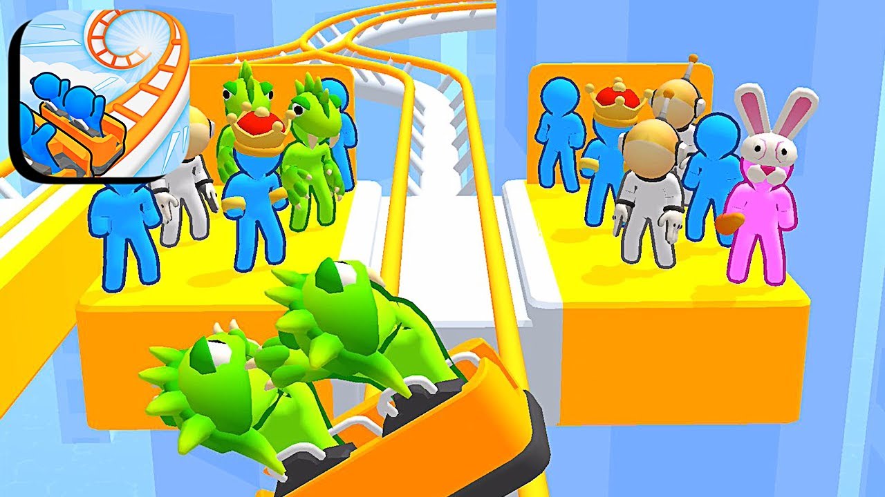 Runner Coaster - All Levels Gameplay Android,ios (Levels 121-122) - YouTube